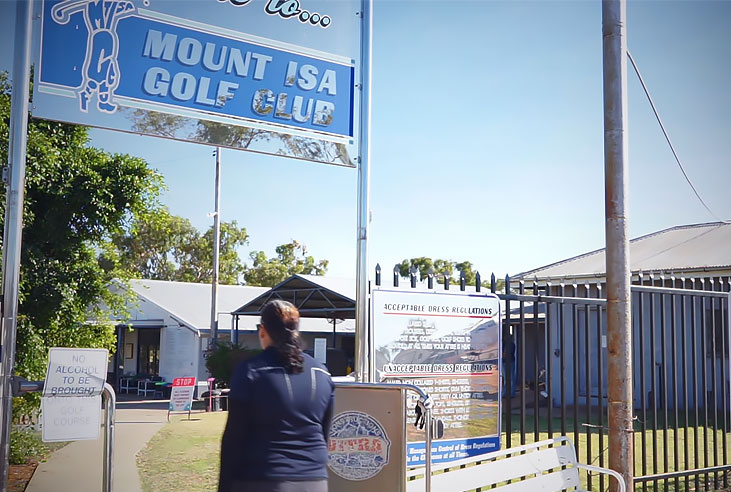 Mount Isa Mines chips in to help secure Golf Club water supply