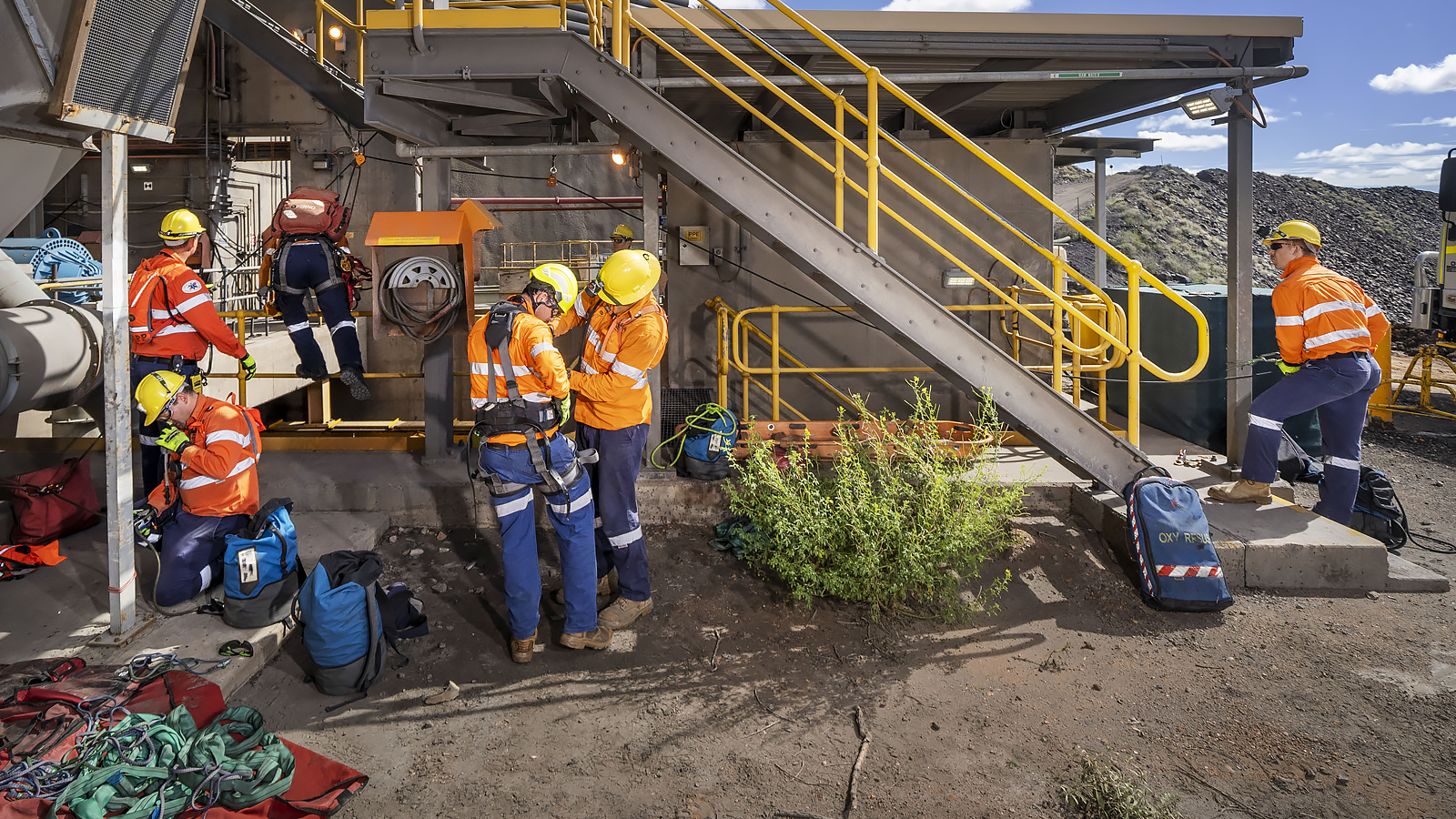 Mine Rescue teams test their mettle at emergency response competition