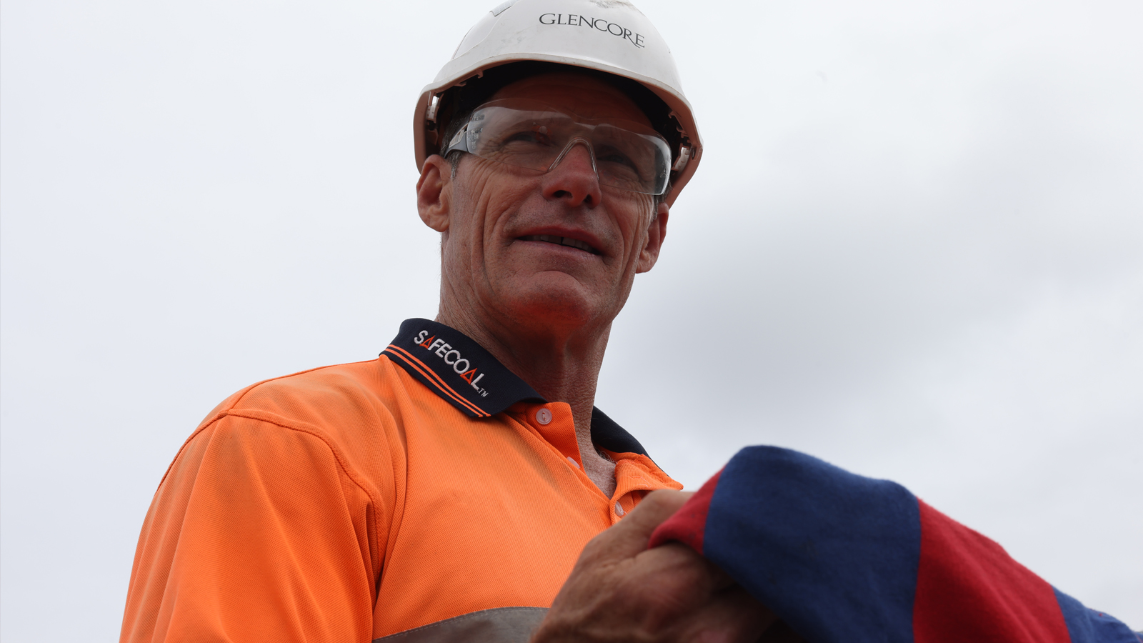 Having a blast: Footy player-turned-shotfirer Wayne Richards