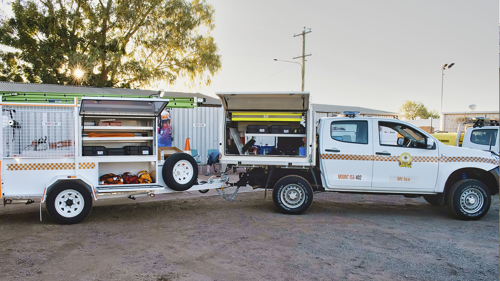 New SES response trailer equipped and ready to handle the wet season