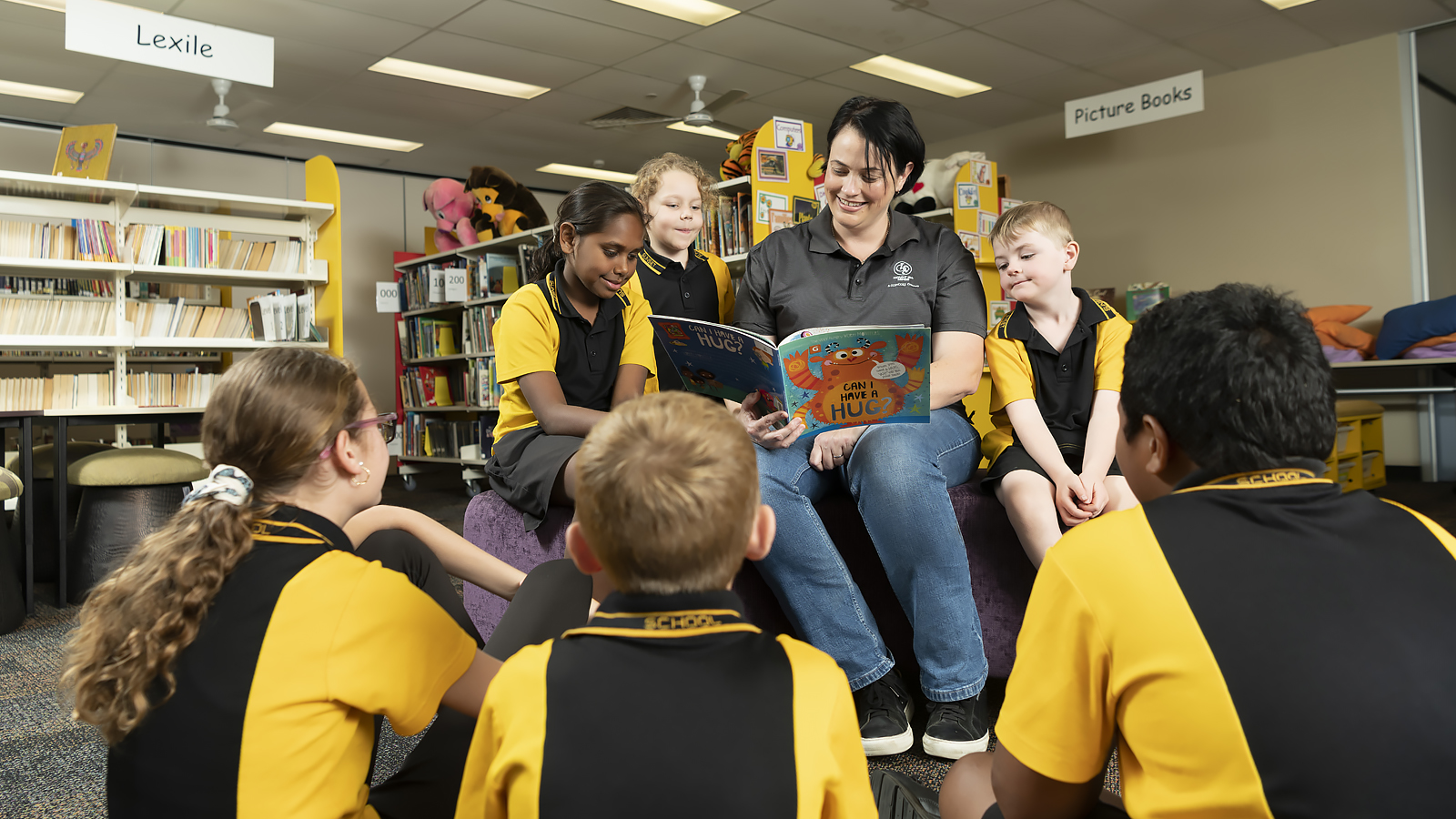 Delivering books to our local schools